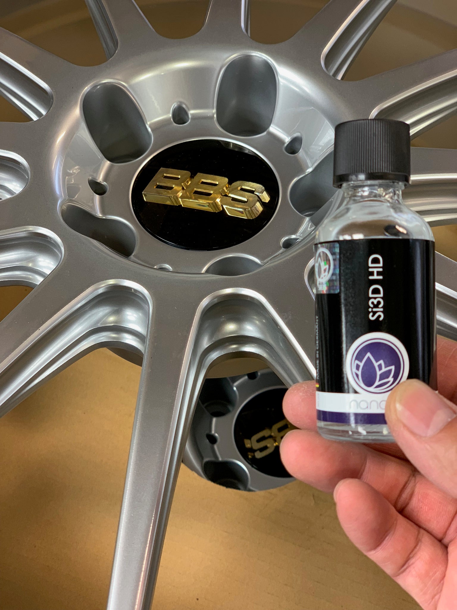 Coating the BBS FS001 in Diamond Silver - Detailer's Domain